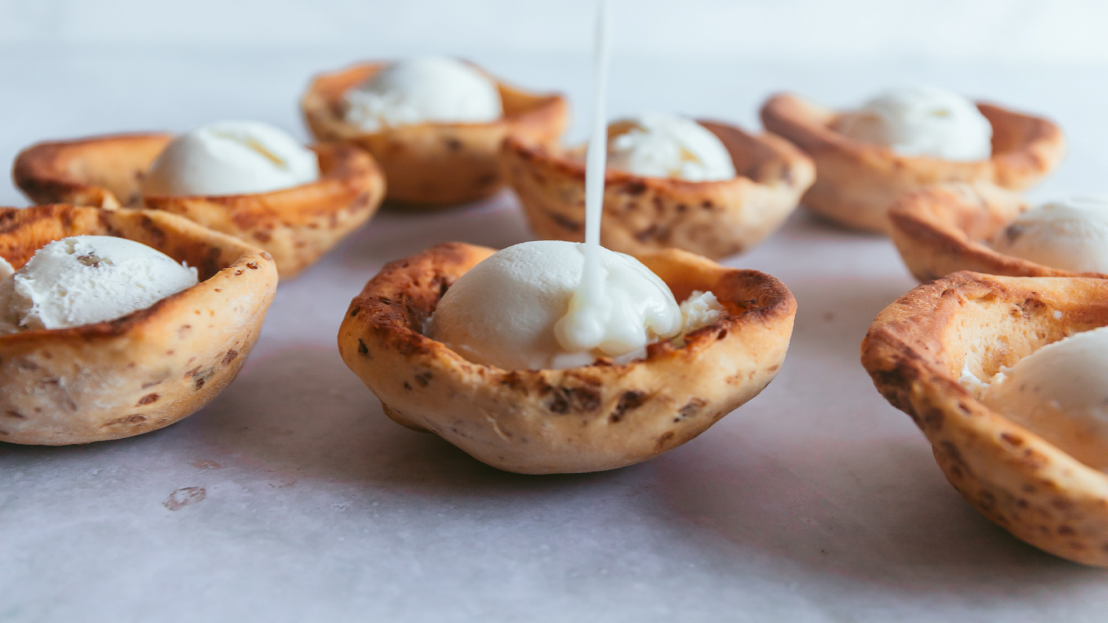 Dreyer's Butter Pecan Cinnamon Ice Cream Sundaes | Recipes | IceCream.com