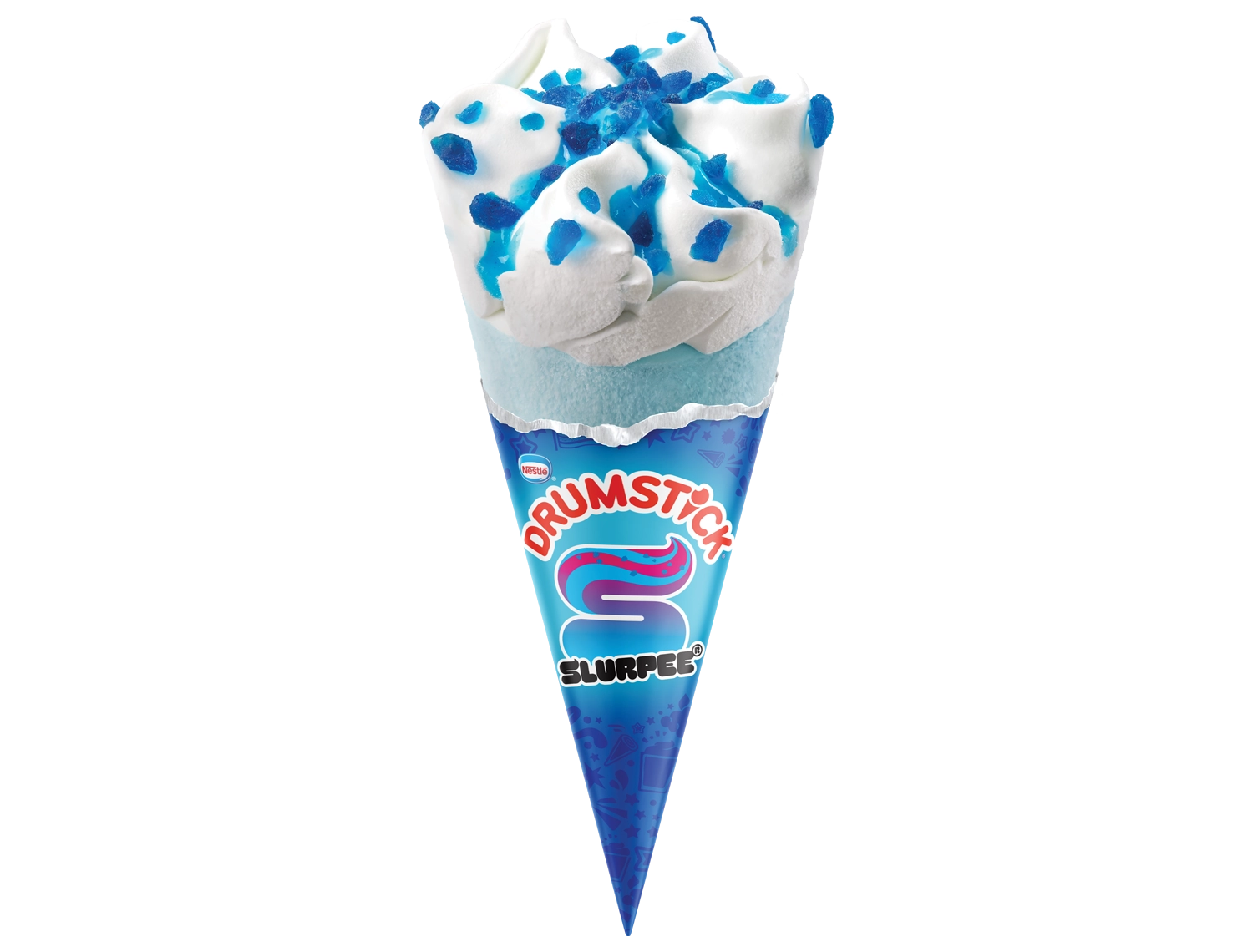 SLURPEE® Blue Raspberry Vanilla Sundae Cone