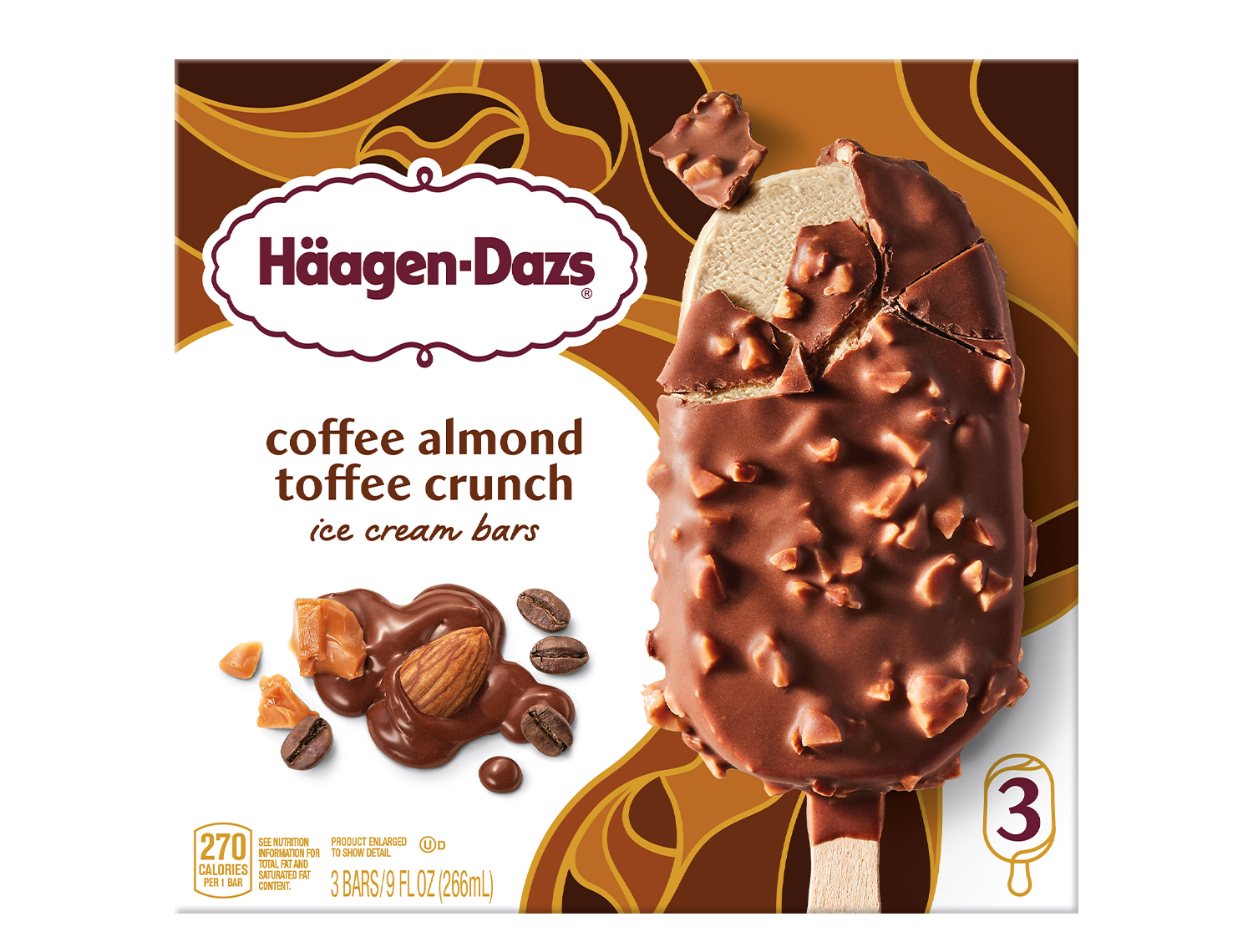 Coffee Almond Crunch Ice Cream Bar | Häagen-Dazs®