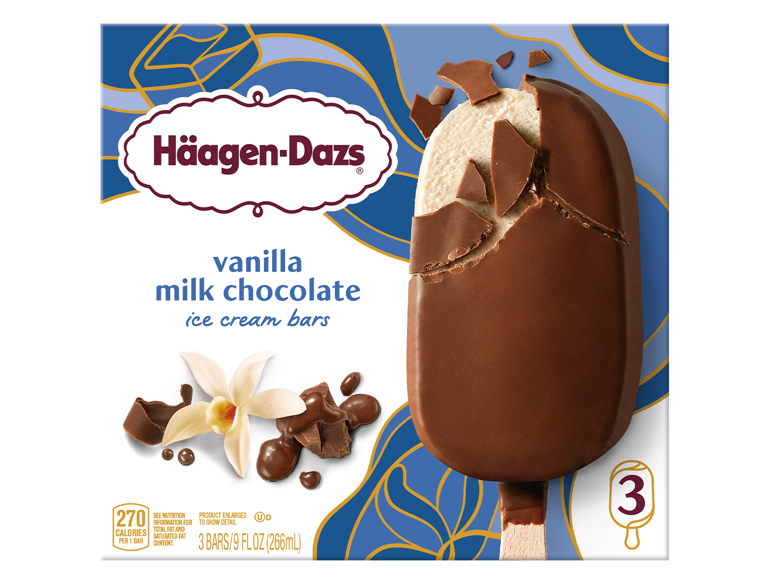 Vanilla Milk Chocolate Ice Cream Bar | Häagen-Dazs®