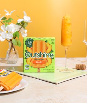 Outshine® Frozen Peach Mimosa | IceCream.com Recipes