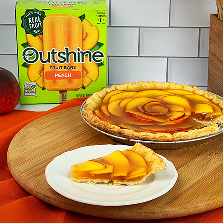 Outshine® Outshine Peach Pie | IceCream.com Recipes