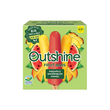 Pineapple, Watermelon & Mango Mini Fruit Pops | Official Outshine®